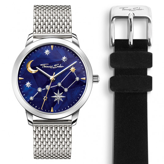 THOMAS SABO watch Spirit Cosmos starry sky silver ...