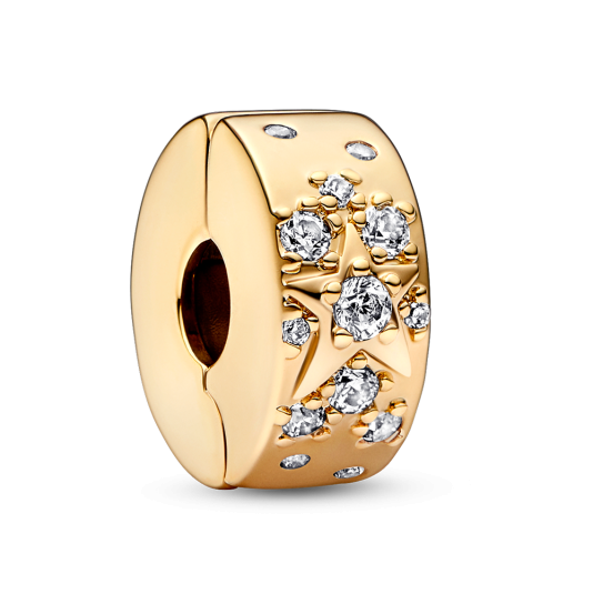 PANDORA pozlacený klipový korálek Mléčná dráha M-762434C01