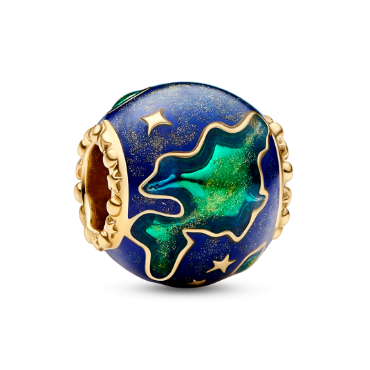 PANDORA pozlacený korálek Země M-762431C01 - Sofia.cz