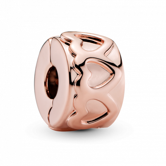 PANDORA pozlátená korálka Rad sŕdc M-781978 - Sofia.sk