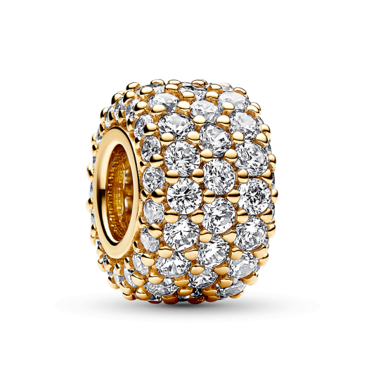 PANDORA aranyozott Radiant pavé gyöngy M-762820C01 - Szofia.hu