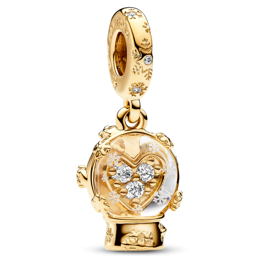 PANDORA pozlacený korálek Sněžítko M-762825C01 - Sofia.cz