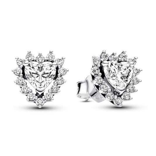 PANDORA náušnice Trblietavé srdcia M-293097C01 - Sofia.sk