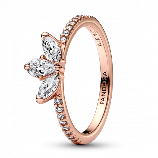 PANDORA pozlátený prsteň Trblietavé kvapky M-182392C01 - Sofia.sk