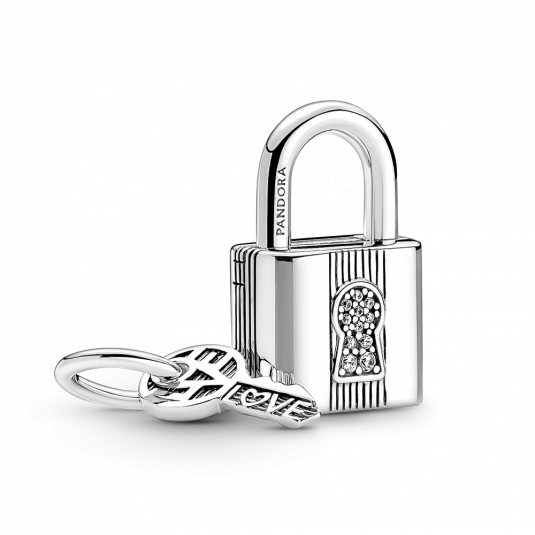 PANDORA korálek Visací zámek a klíček M-790088C01 - Sofia.cz