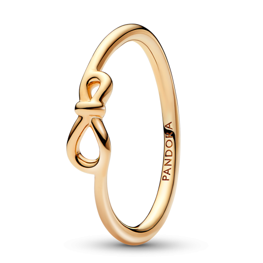 PANDORA pozlátený prsteň Nekonečný uzol M-168898C00 - Sofia.sk
