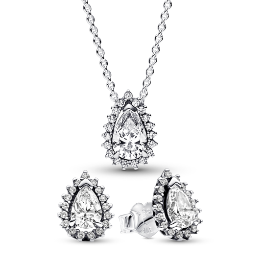 PANDORA szett Sparkling halo M-392832C01-45+292834C01 - Szofia.hu