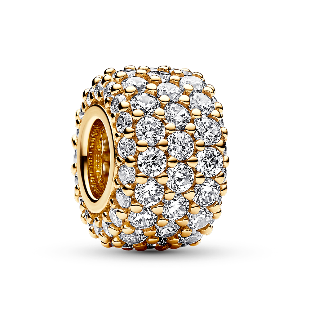 PANDORA aranyozott Radiant pavé gyöngy M-762820C01 - Szofia.hu
